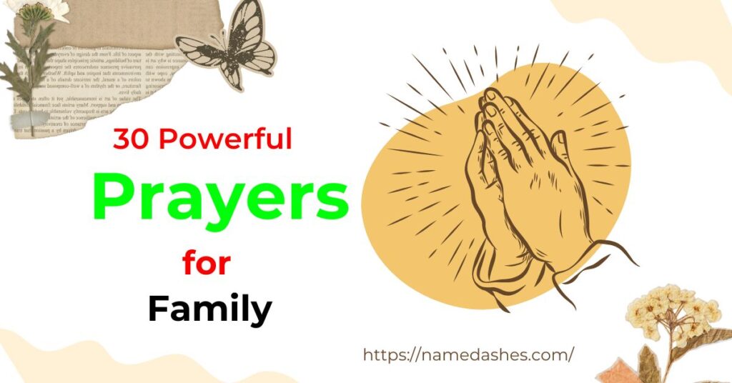 30 Powerful Prayers For Family: Uplifting Words for Healing, Protection ...